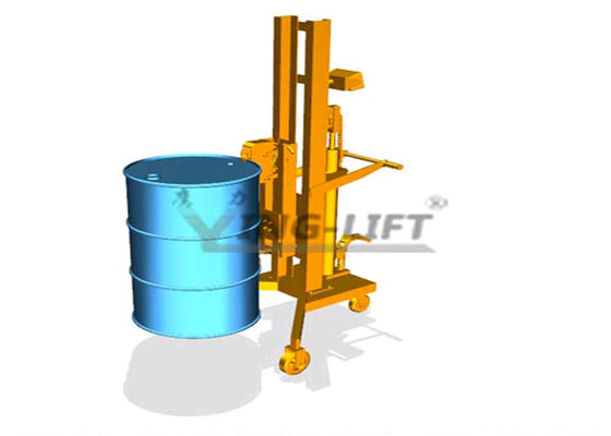 55 Gal Drum Lifter / Drum Transport Equipment With Scale , 450KG Capacity DTF450C-1