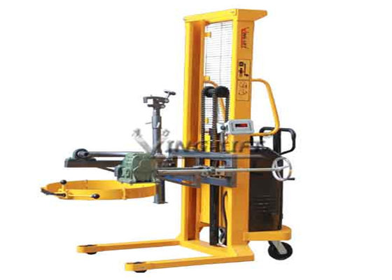 OEM Drum Transport Equipment Battery Powered Lifting and Hand Manual Rotation