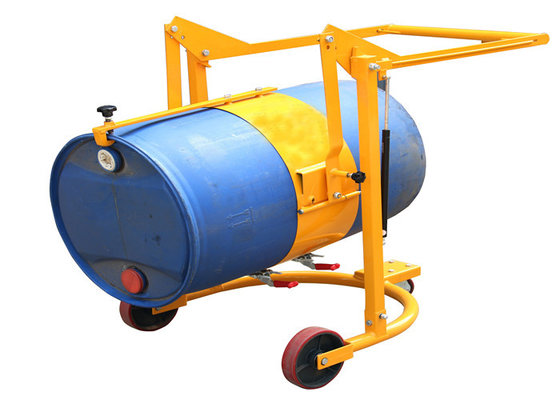 Rotate 360° Drum Transport Equipment Pouring Height 350mm / Mobile Drum Carrier