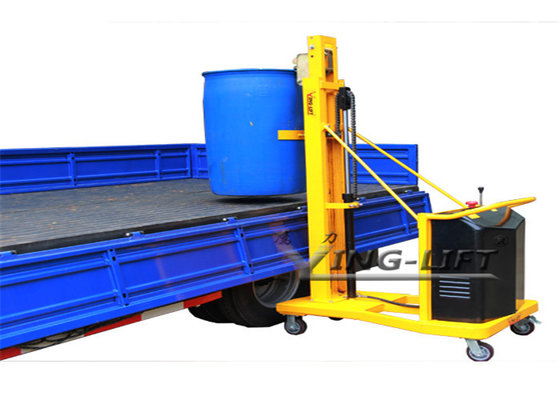 Counterbalance Powered Drum Lifting Equipment For Workshop , Electric Drum Stacker