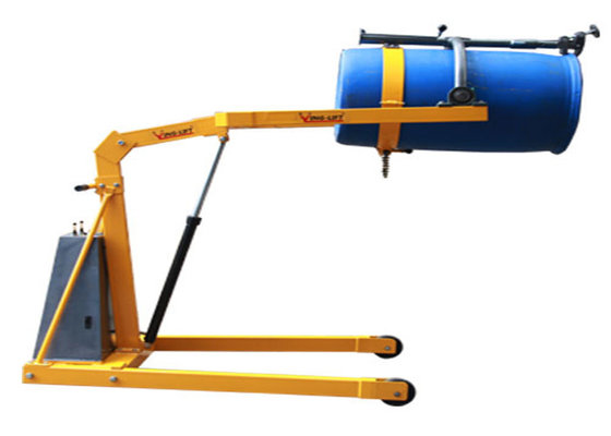 Semi - Electric Drum Transport Equipment With Hydraulic Pump Station , Drum Movers