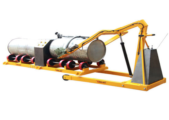 Semi - Electric Drum Transport Equipment With Hydraulic Pump Station , Drum Movers