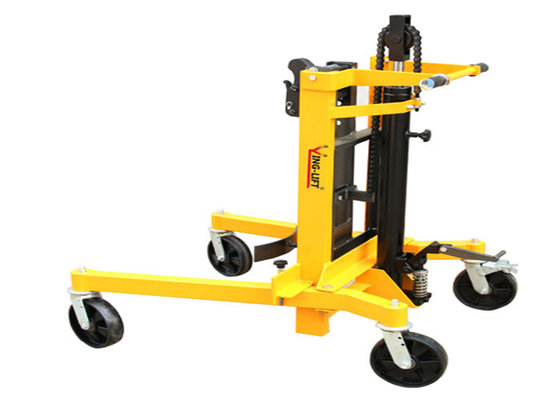 Mobile Pedal Portable Hydraulic Drum Tilter With Adjustable Legs , Barrel Mover
