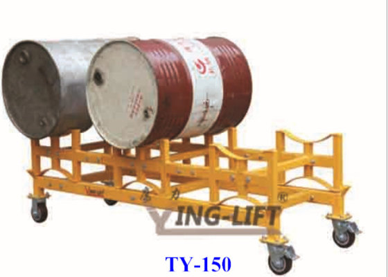 Portable Drum Rack Cart YING-LIFT , Solid  Steel 55 Gallon Drum Dollies