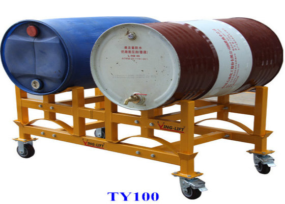 Portable Drum Rack Cart YING-LIFT , Solid  Steel 55 Gallon Drum Dollies