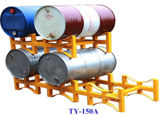 Stackable Horizontal 55 Gal Drum Storage Rack Load Capacity 1000kg / 1500kg