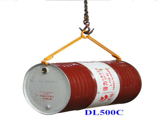 Load Capacity 500kg Forklift Drum Grabber , 55 Gallon Drum Lifting Equipment