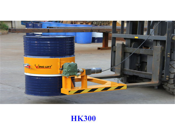 360 Degree Manual 300KG Forklift Drum Grabber / Tipper  Wireless Remote Control