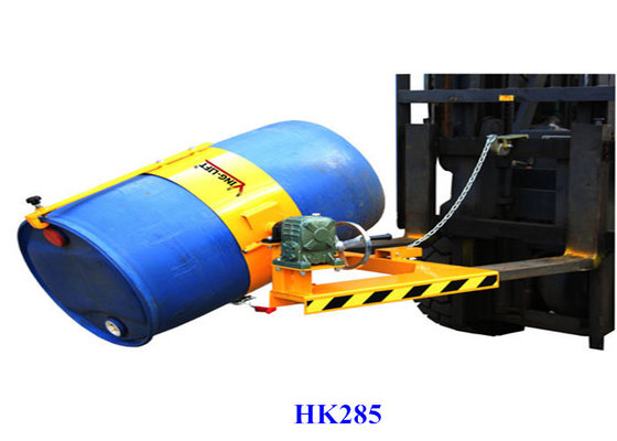 360 Degree Manual 300KG Forklift Drum Grabber / Tipper  Wireless Remote Control
