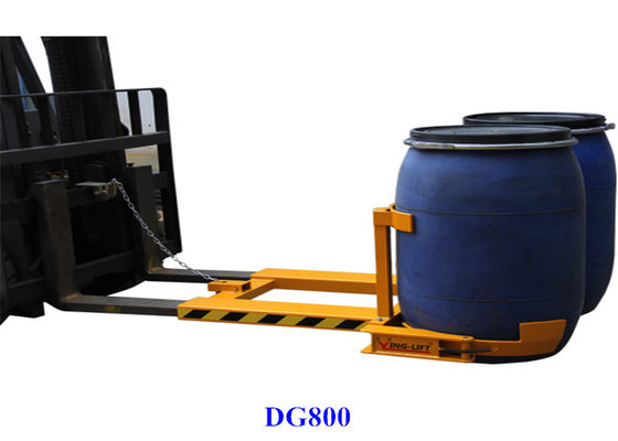 200L Plastic 2 Drum Gripper Fork Truck Attachment / 55 Gallon Drum Grabber
