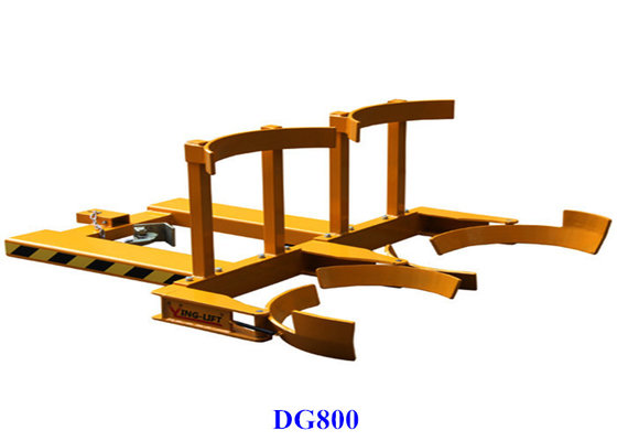 200L Plastic 2 Drum Gripper Fork Truck Attachment / 55 Gallon Drum Grabber