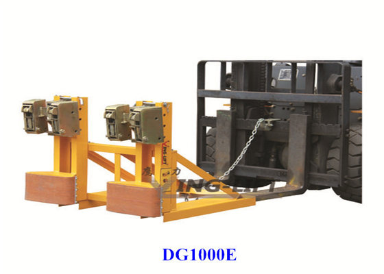Wear - resistant Stainless Gator Double Grip Forklift Drum Grabber / Forklift barrel Lifter