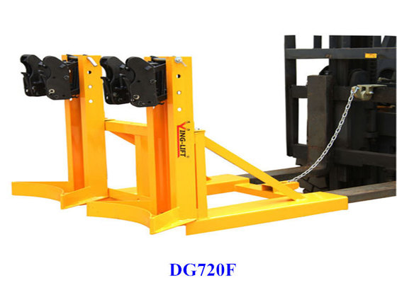 Single / Double Drum Grabber with 360KG to 720KG Capacity, Forklift Clamp