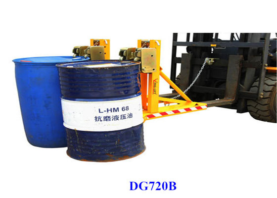 Fully Automatic Forklift Drum Handler With Rim / Gator Grip 360kg to 1440kg