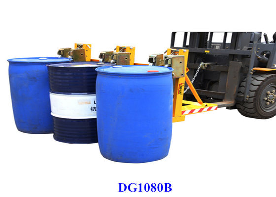 Fully Automatic Forklift Drum Handler With Rim / Gator Grip 360kg to 1440kg