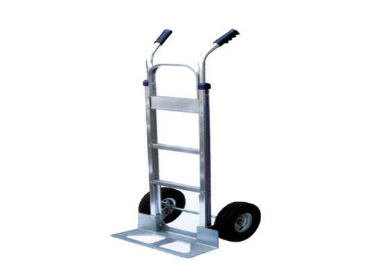 Solid Rubber Wheel Cart Dolly Hand Truck Trolley For Supermarket 150kg Capacity