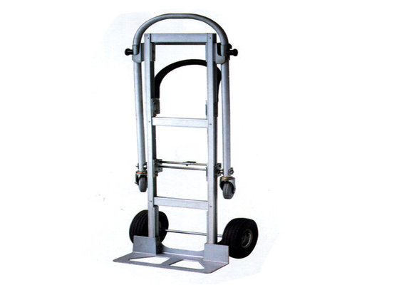 Durable 2 In 1 Convertible Hand Truck For Shopping Mall Welded Release Pedal