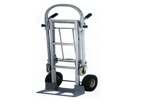 Durable 2 In 1 Convertible Hand Truck For Shopping Mall Welded Release Pedal