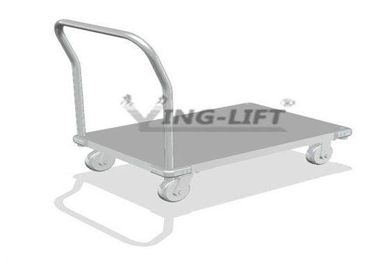 Light Duty  Hand Truck  Platform Trolley , Flat Hand Cart with Folding Handle