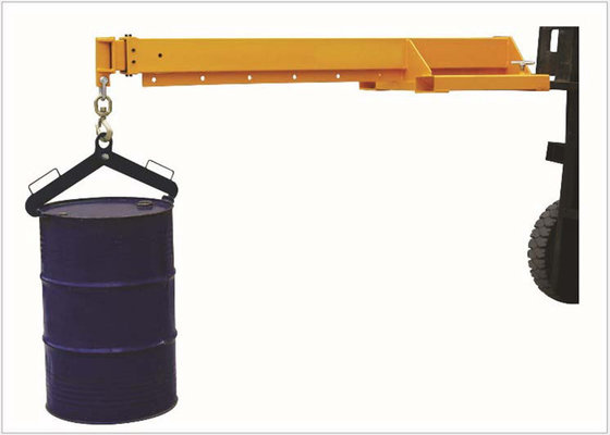 OEM Forklift Truck Attachments / Accessories , Horizontal Telescopic Fork Lift Jib