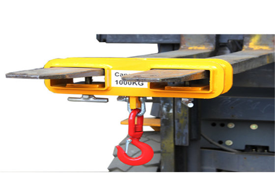 Auto - Tension Single & Double Forklift Truck Attachments Swivel Hook