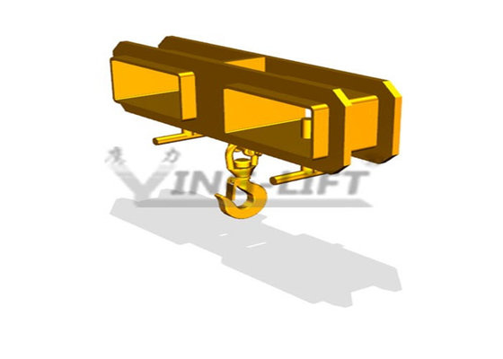 Auto - Tension Single & Double Forklift Truck Attachments Swivel Hook