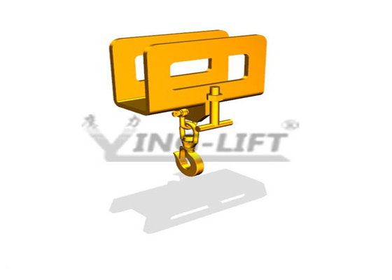 Auto - Tension Single & Double Forklift Truck Attachments Swivel Hook