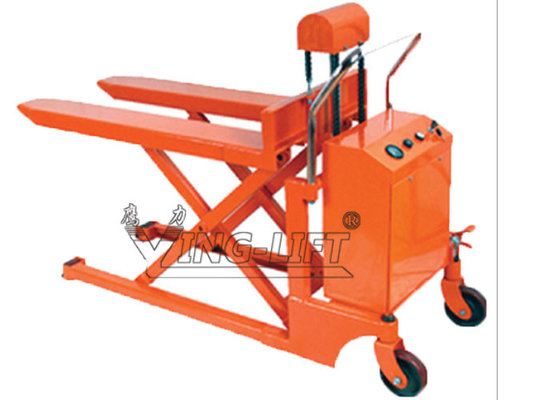 500kg Hydraulic Scissor High Lift Pallet Truck / Mobile Material Handling Equipment