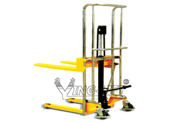Foot Pedal Type Stacker Lifting Equipment , Light Weight Forklift Pallet Jack