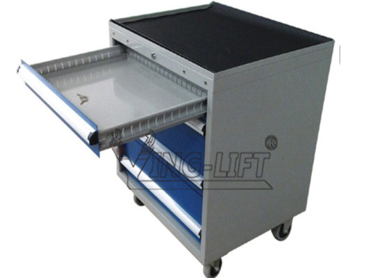 4 / 5 Drawer Roller Tool Cabinet With Two Swivel Casters / Aluminum Alloy Handle