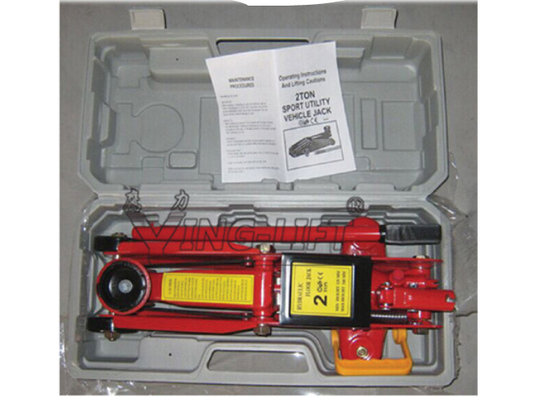 Small Industrial Lifting Equipment , 2 Ton Horizontal Hydraulic Floor Jack For Car