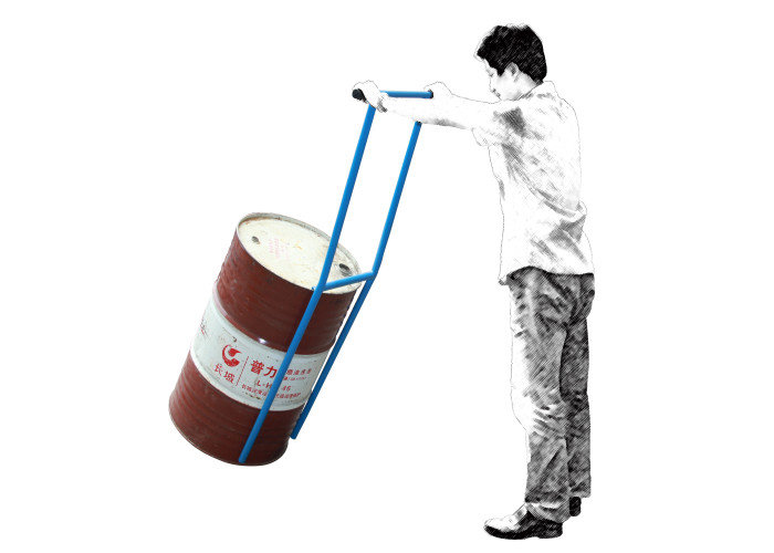 500 kg Capacity Forklift Drum Grabber / Drum Tipper with  Wide Toe Plate