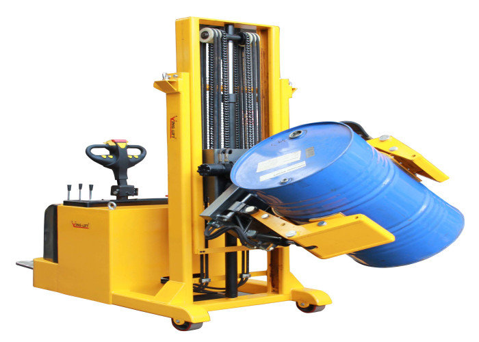 Counter Balance Full Electric Drum Transport Equipment Rotator Load Capacity 800kg
