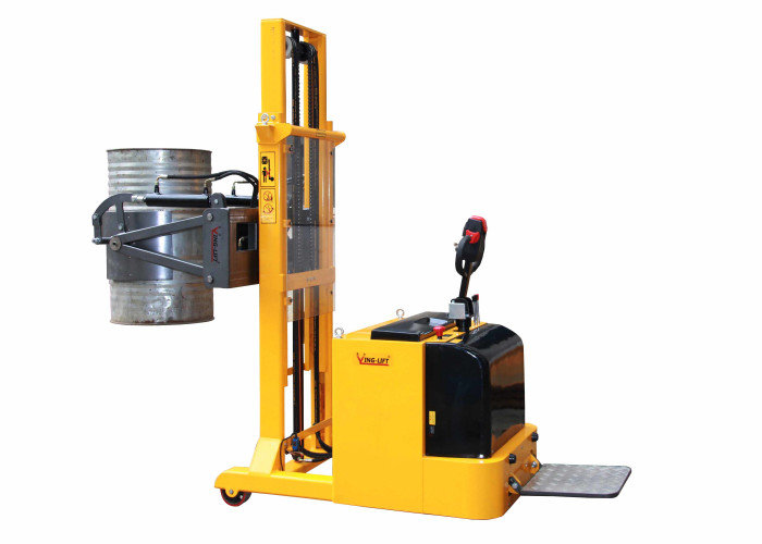 Counter Balance Type Full Electric Drum Transport Equipment / 55 Gallon Drum Dumper