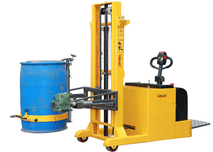 Standing Steer Type 55 Gallon Drum Handling Equipment , Drum Carrier