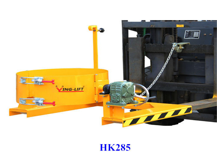 360 Degree Manual 300KG Forklift Drum Grabber / Tipper  Wireless Remote Control