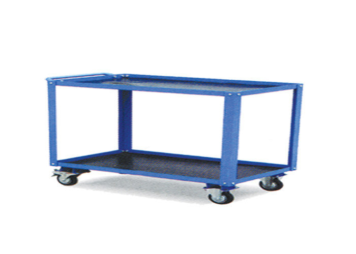 Universal 2 Shelf Trolley with Heavy 12 gauge Steel Deck Without Splinter or Warp