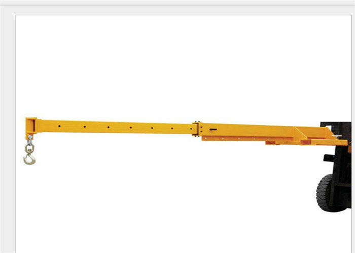 OEM Forklift Truck Attachments / Accessories , Horizontal Telescopic Fork Lift Jib