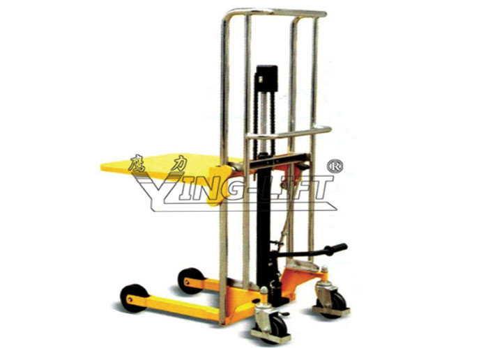 Flat Plate Hydraulic Pallet  Stacker Lifting Equipment For Loading & Unloading In Trucks