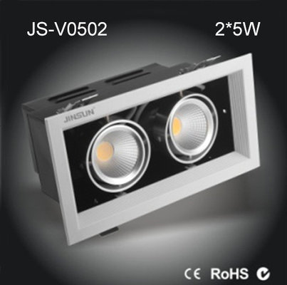 LED grille downlights 2*10w with Ra 80+ CCT 3000K/4000K/5000K FOR OPTION