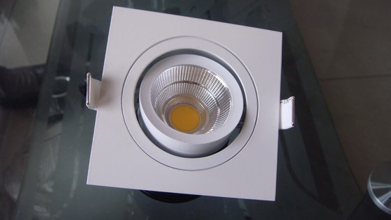 square 15w 90mm cutout LED corridor ceiling Downlight 25/38/60 degree beam angle 4000k CCT