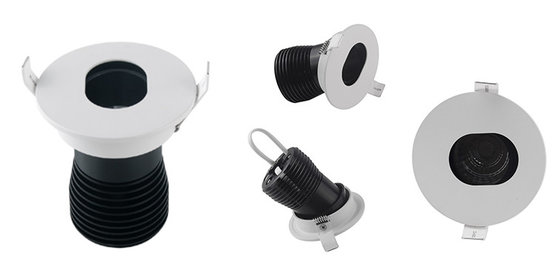 Practical top range 7w 90mm height and 75mm cutout 3000k/4000k/5000k LED hotel light