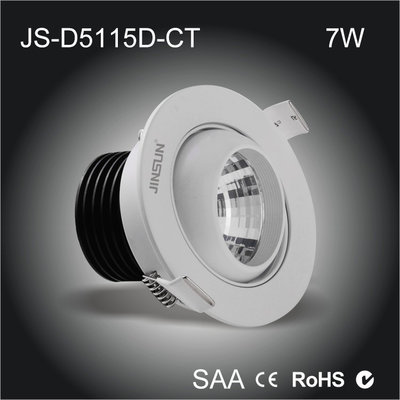 High quality Al6063 made chimney shape heat sink 7W led eyeball cob downlight