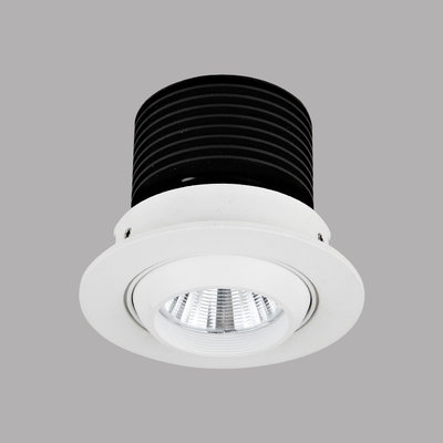 white,black housing color bulleye led anti-glare light ceiling spotlight eyeball led light