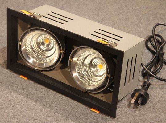 LED Grille Lamp, recessed downlight 2x25w, 3 years warranty Washer led downlight