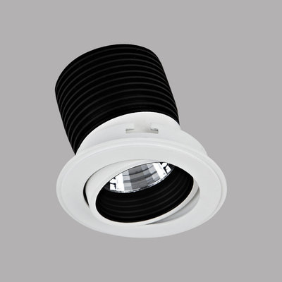 high lumen DALI dimmable 180 degree rotation of LED COB downlight with TUV&SAA certificate