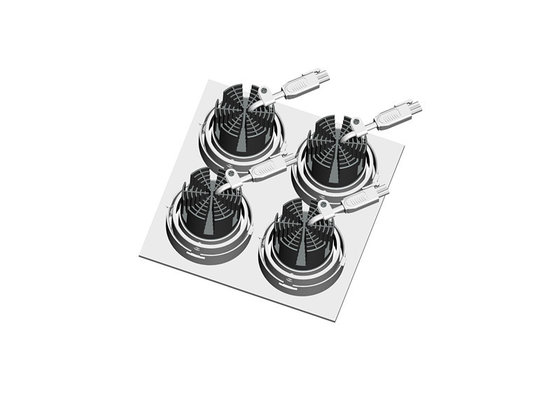 High Quality Squre Shape Four Heads Led Ceiling Lamp Led Cob Downlight 3years warranty
