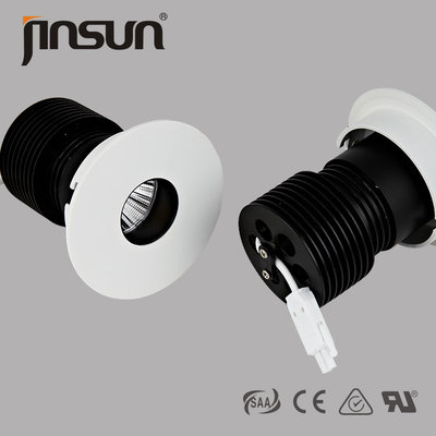 small circular fixed LED hotel/corridor spotlight wall washer 3w 38 degree 4000k CCT