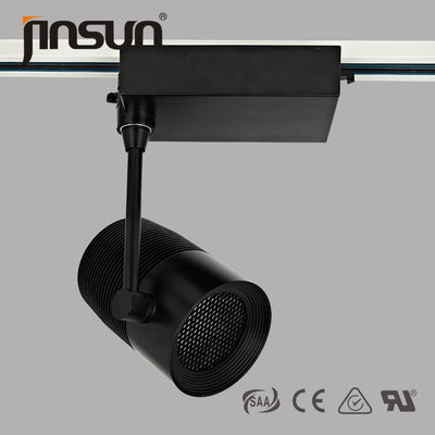 35W High Power 2600LM Black Color With Lens Of COB LED Track Light Warranty 3 Years