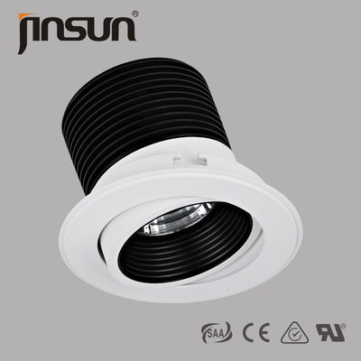 Aluminum ceiling light double frame rotating lighting fixture  1-60w LED downlight with Ra90 SAA, CE, RoHS certificates